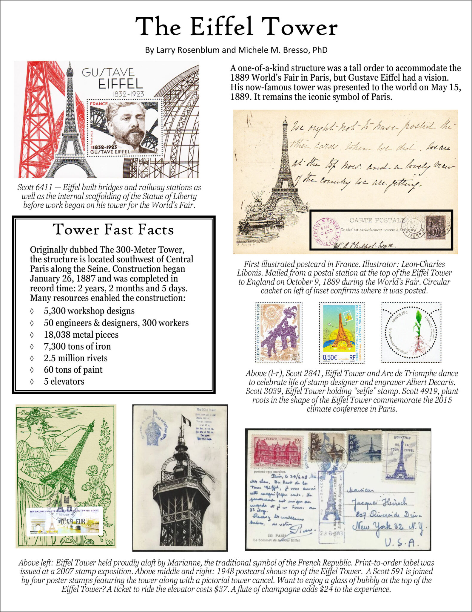 The Eiffel Tower - My One Page Exhibit