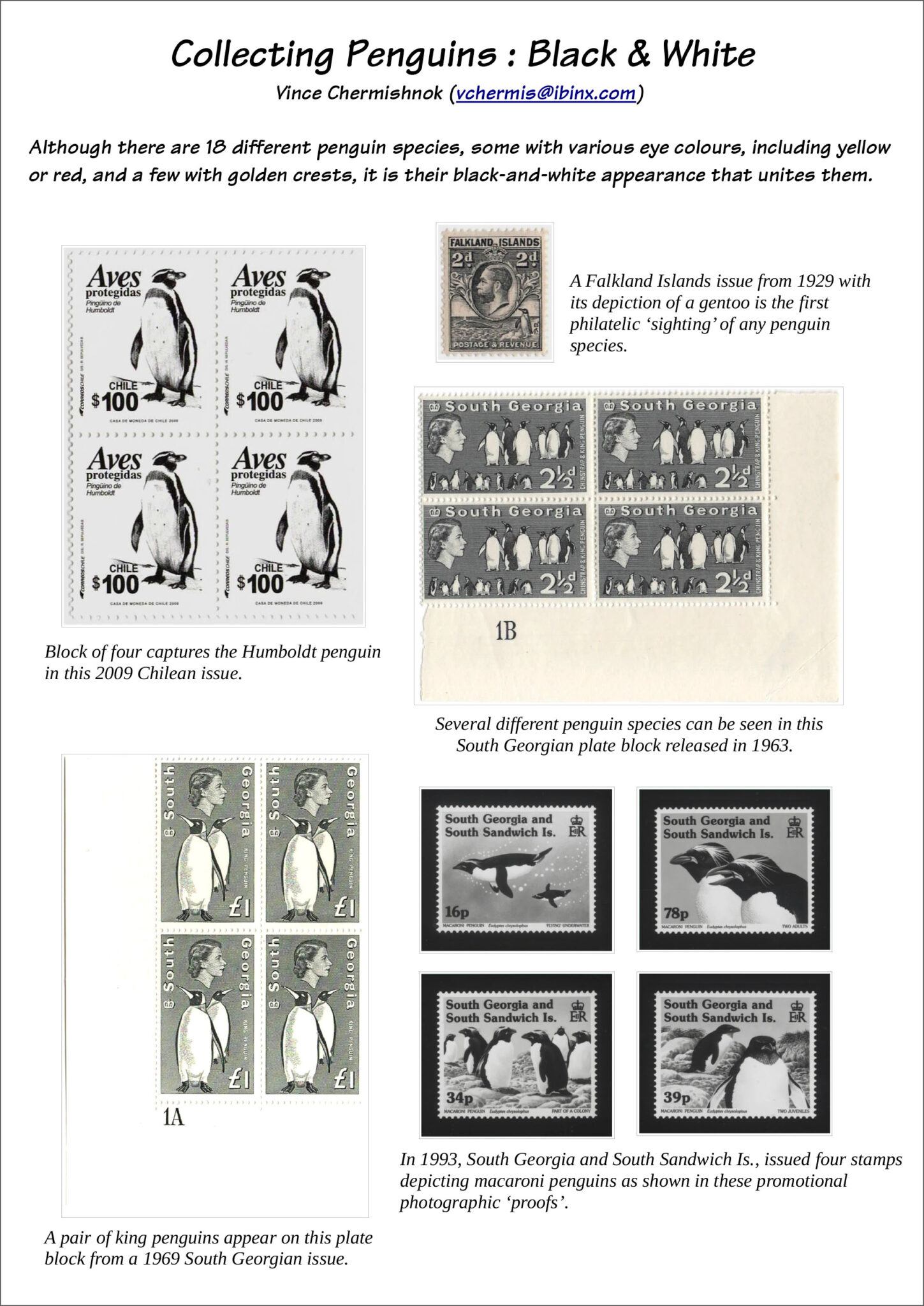 Collecting Penguins : Black & White - My One Page Exhibit